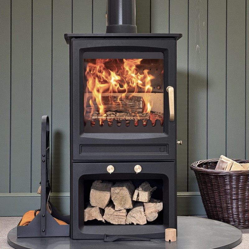 Defra Approved Ecosy+ Elk Heavyweight Ecodesign Multi Fuel Wood Stove